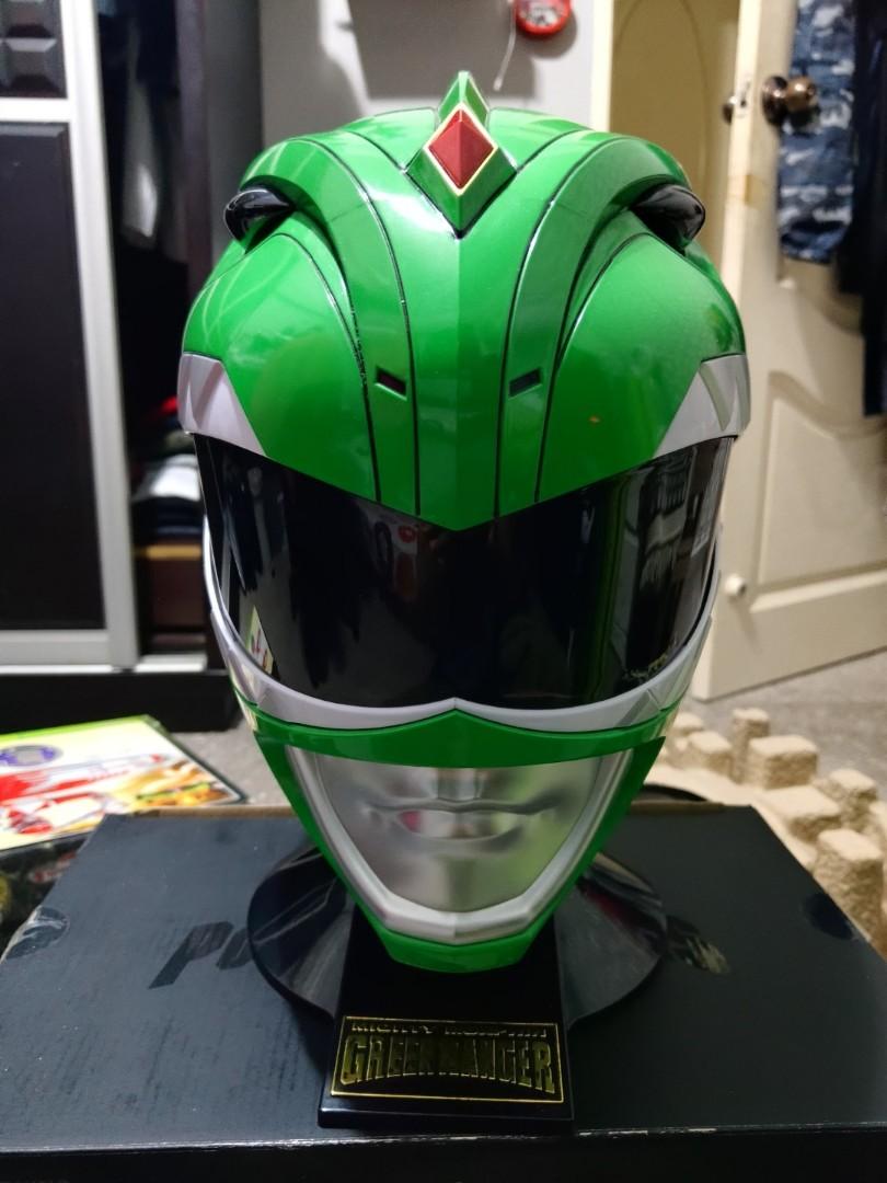 MMPR Green Ranger Helmet, Hobbies & Toys, Toys & Games on Carousell