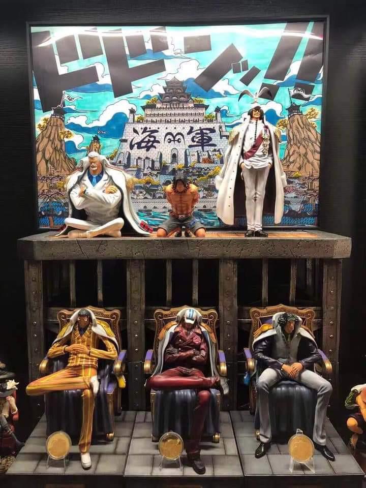 MODEL PALACE One Piece Statue Marineford Ace Execution, Hobbies & Toys ...