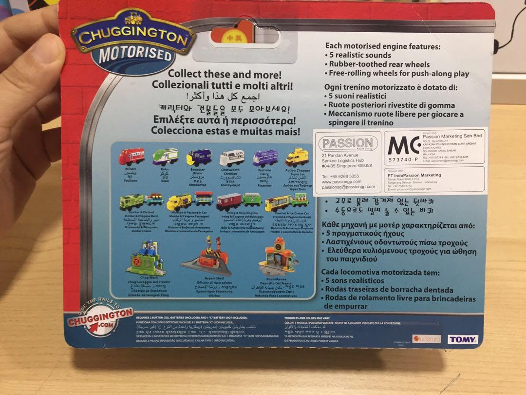 Motorized Chuggington - Wilson, Hobbies & Toys, Toys & Games on Carousell