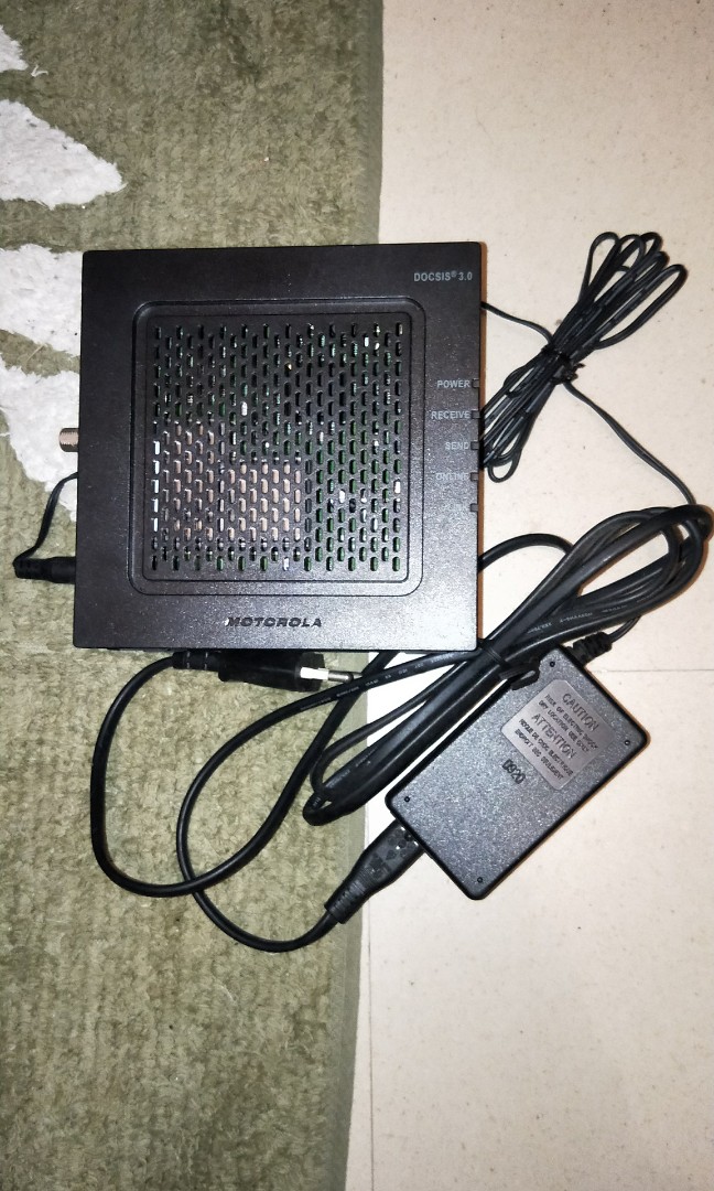 Motorola modem, Computers & Tech, Parts & Accessories, Networking on ...
