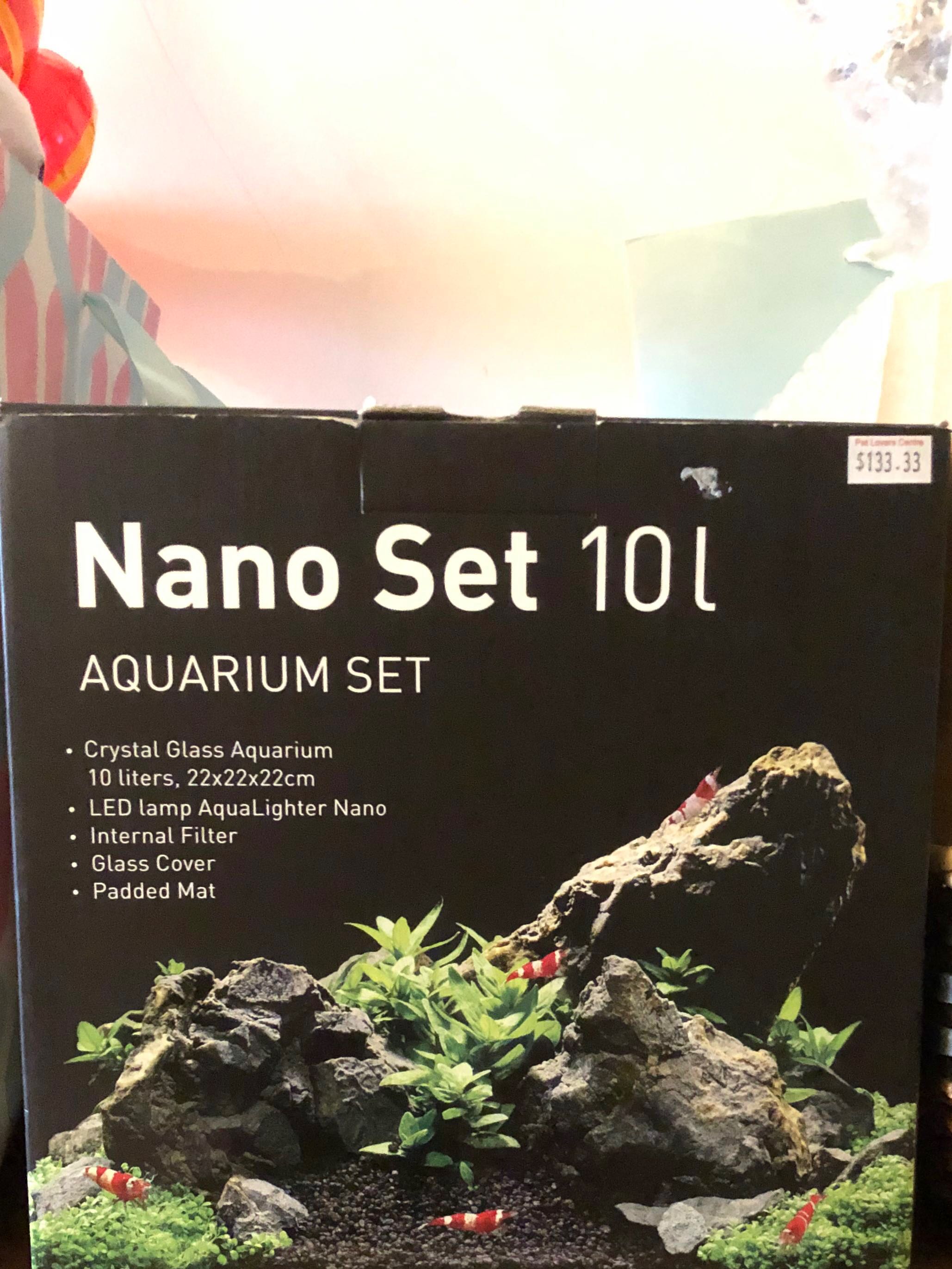 Nano tank 10L aquarium, Pet Supplies, Homes & Other Pet Accessories on ...