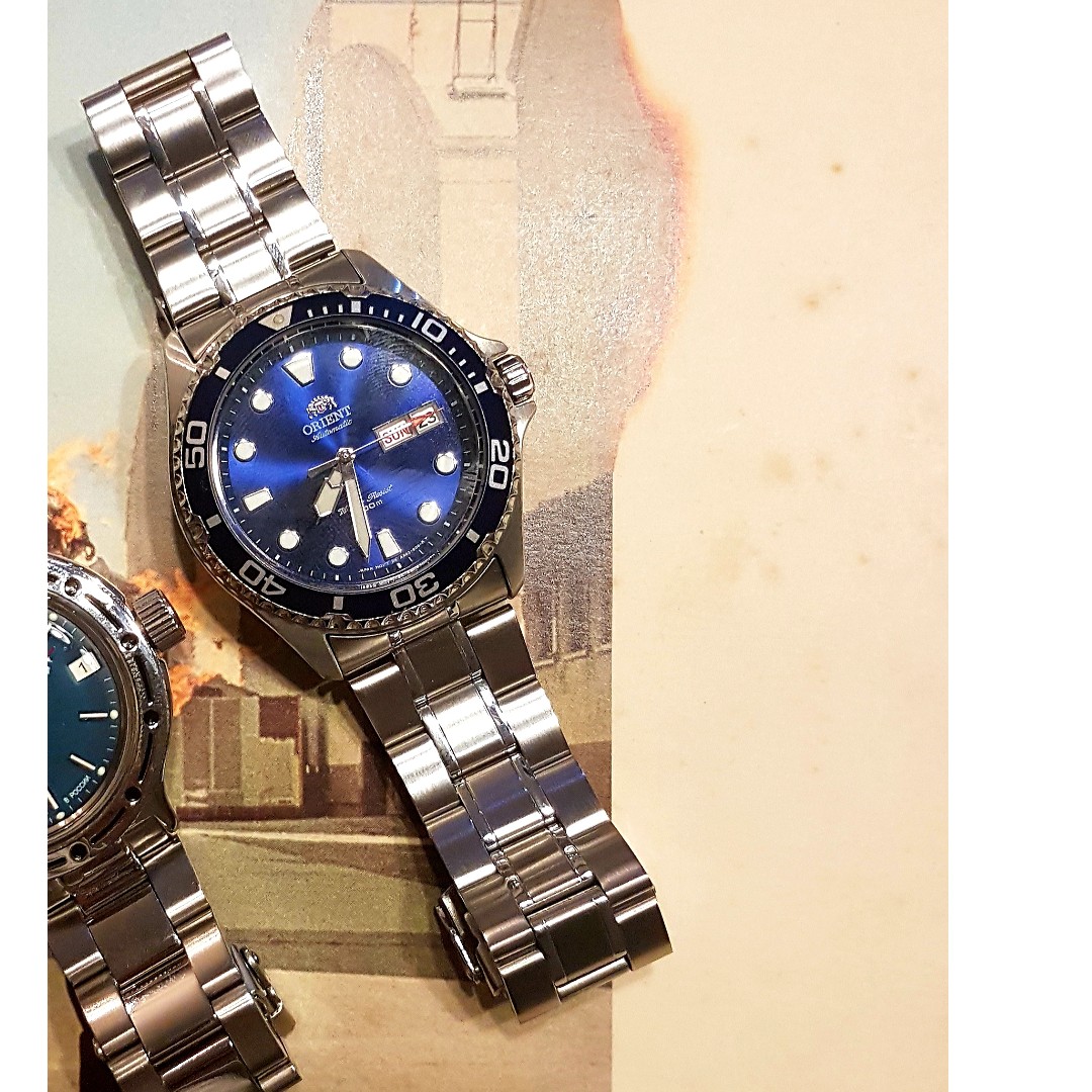 Orient Ray II (Blue Dial), Men's Fashion, Watches & Accessories ...