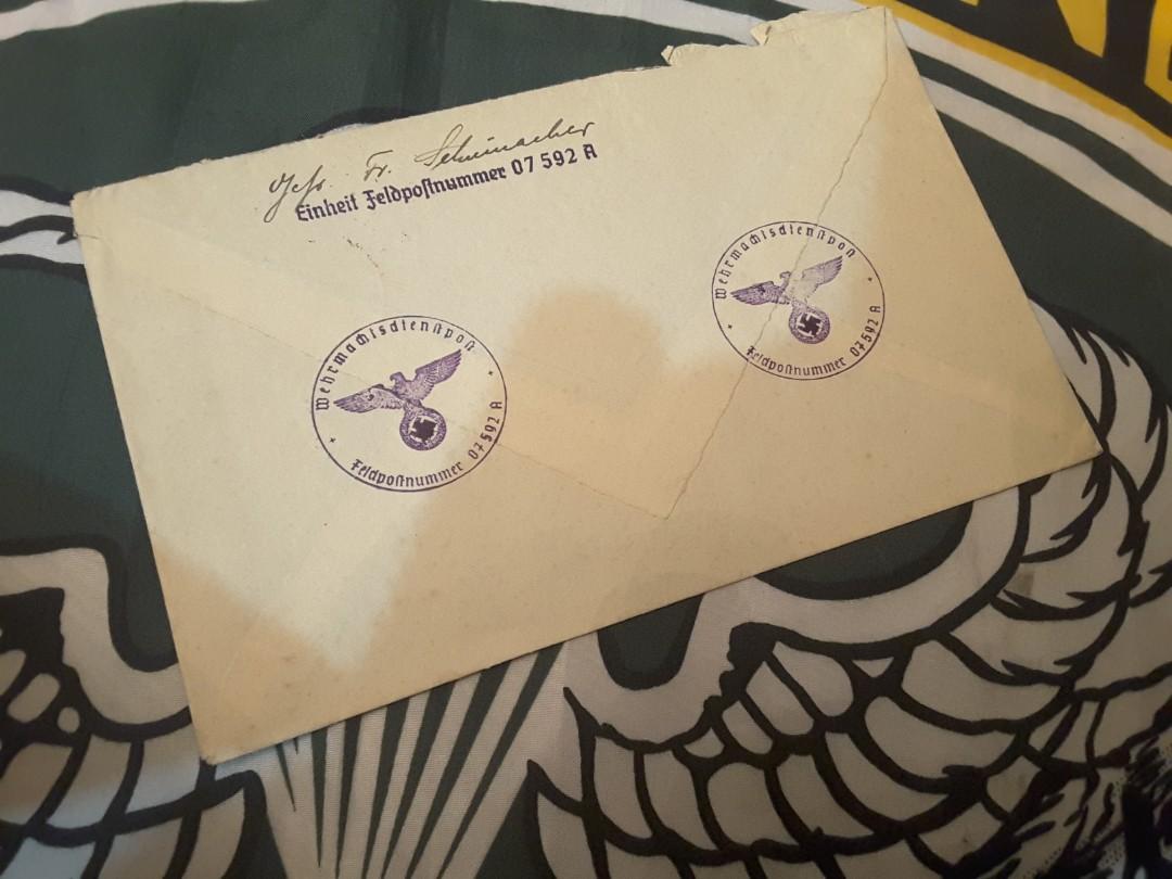 ORIGINAL WW2 GERMAN NAZI 1940 envelope/Stamp, Hobbies & Toys ...