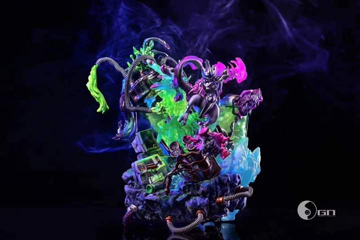 [PO] GENE STUDIO Pokemon Statue Armored Mewtwo Lab, Hobbies & Toys ...
