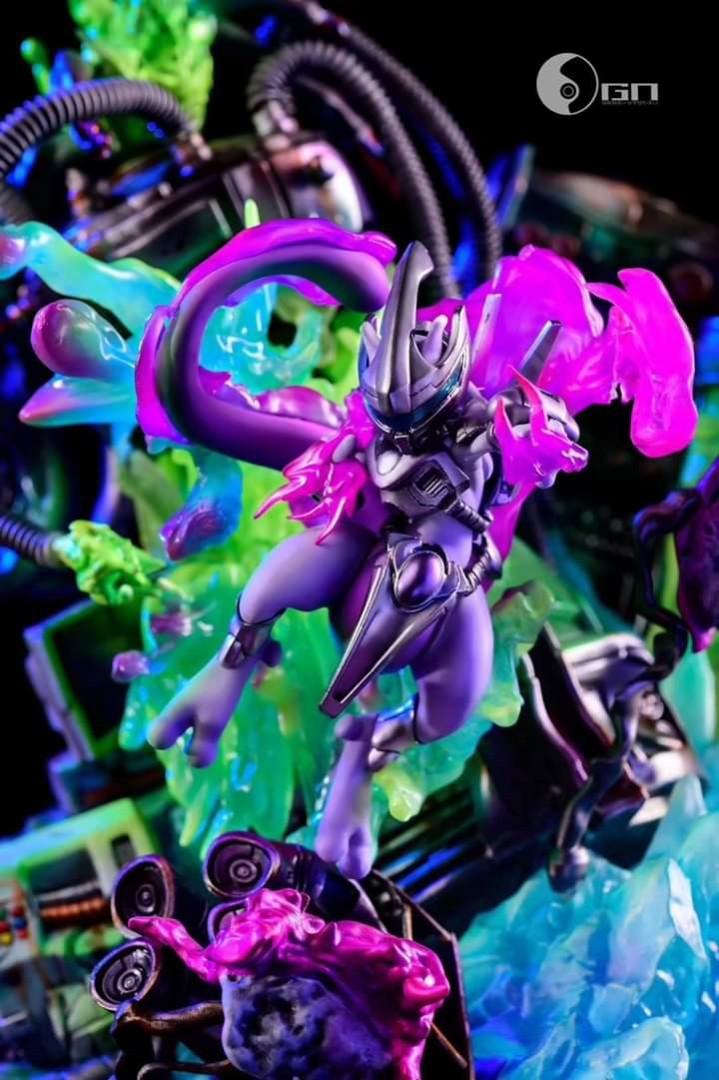 [PO] GENE STUDIO Pokemon Statue Armored Mewtwo Lab, Hobbies & Toys ...