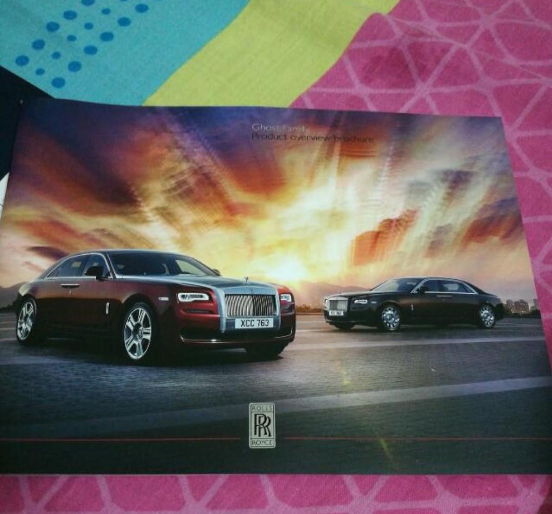 Rolls-Royce paper bag & magazines, Luxury, Accessories on Carousell