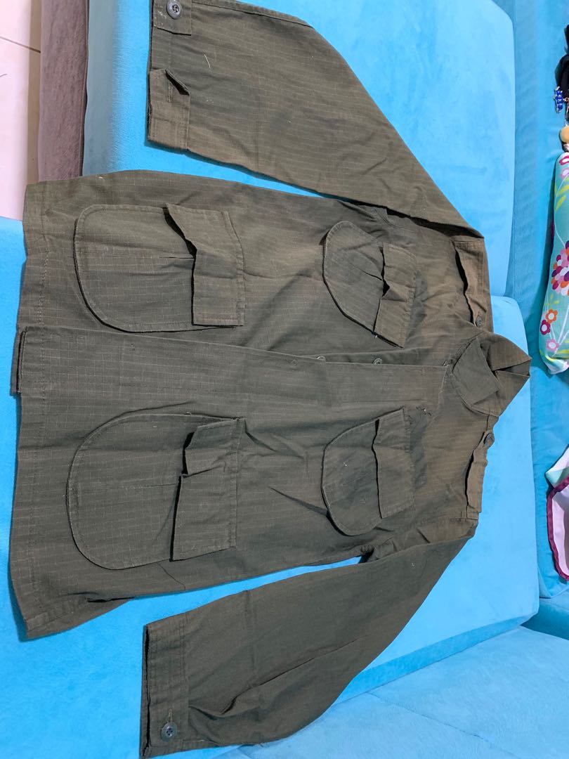 ROTC Fatigue Uniform, Women's Fashion, Dresses & Sets, Traditional ...