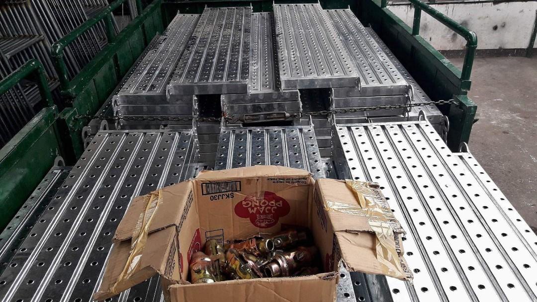 Shoring Jack Catwalk Scaffolding Set Swivel Clamp Phenolic Board Planks ...