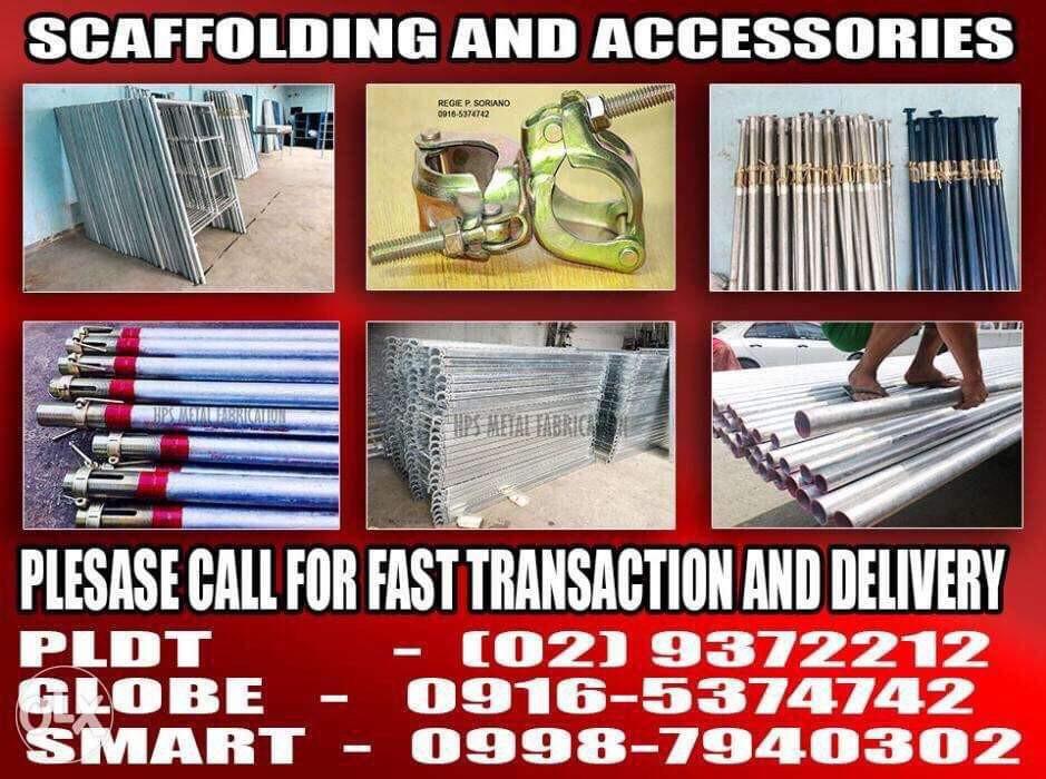 Shoring Jack Catwalk Scaffolding Set Swivel Clamp Phenolic Board Planks ...