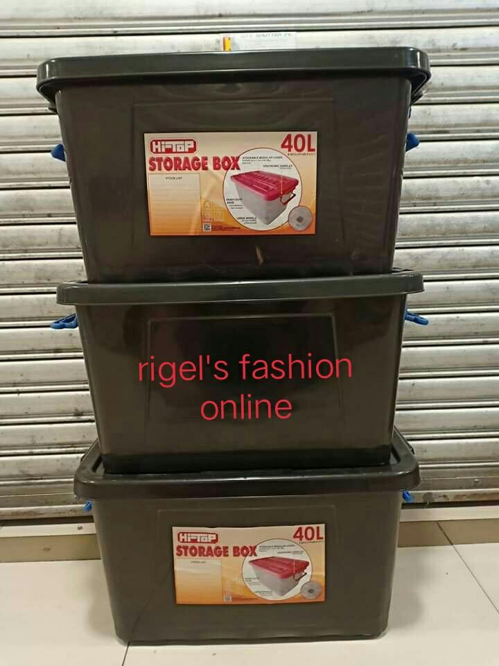 Storage box 40liters, Furniture & Home Living, Home Improvement ...