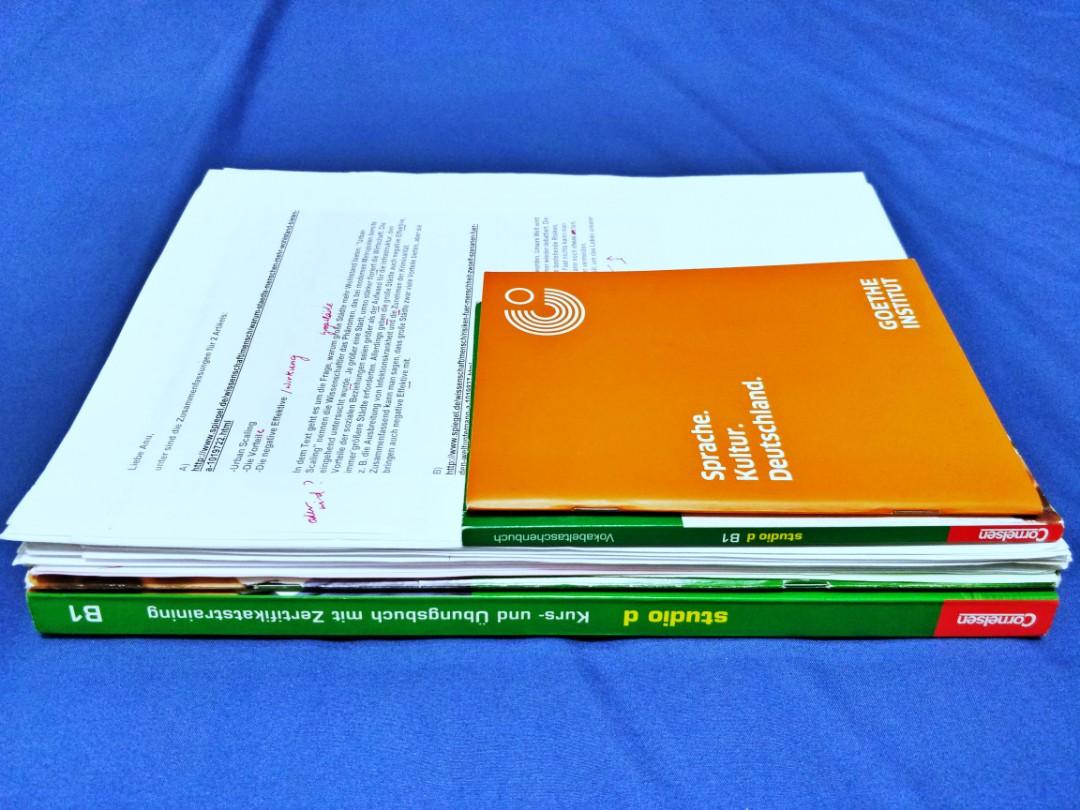 Studio d B1 German Book Set (3 Books) (+free personal notes) for SALES ...