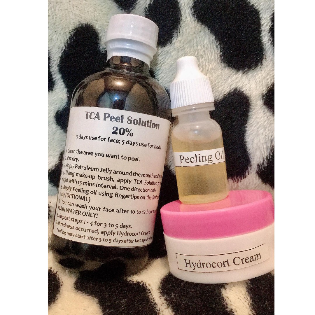 TCA Peel set 20% 120ml for face and body peel (TCA, yellow Peel ...