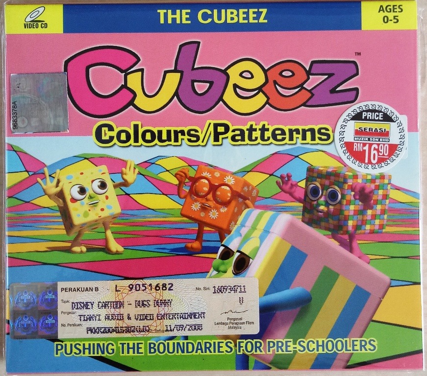 The Cubeez - Colours / Patterns VCD Age 0-5 Children Animated Series ...