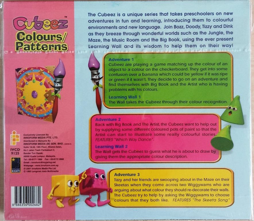 The Cubeez - Colours / Patterns VCD Age 0-5 Children Animated Series ...
