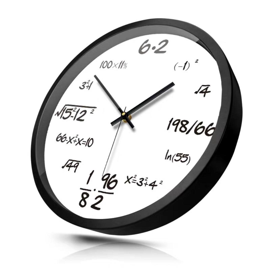 The Mathematician's Clock | Wall Clock | Study Kid's Room, Furniture ...