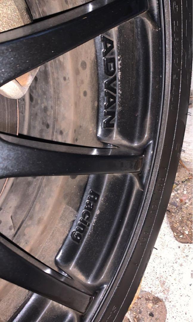 17" advan racing RS original japan rims, Car Accessories, Tyres & Rims ...