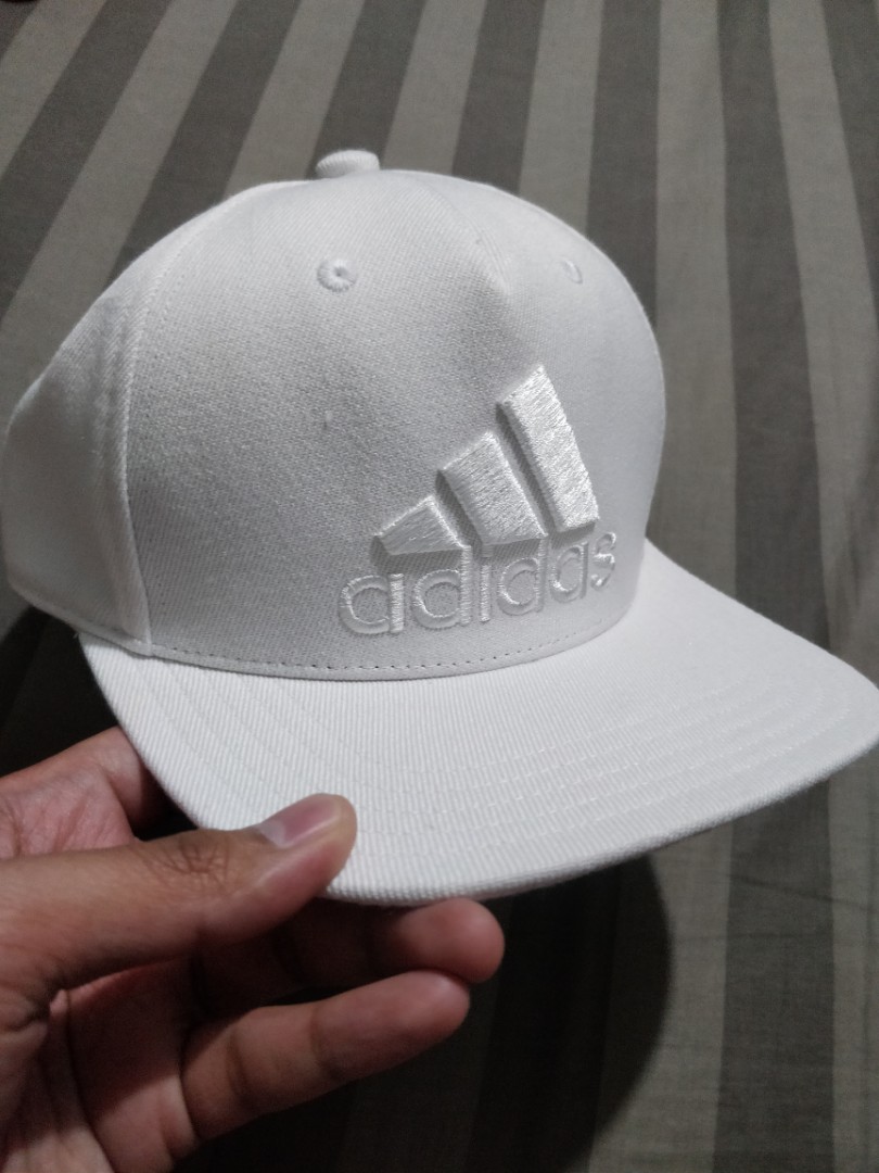 Adidas white cap, Men's Fashion, Watches & Accessories, Caps & Hats on ...
