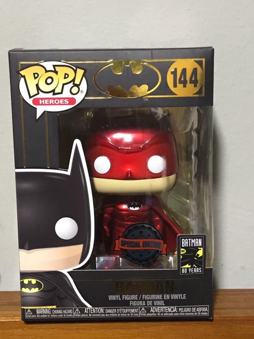 Batman Metallic Red #144 - Funko Pop, Hobbies & Toys, Toys & Games on ...