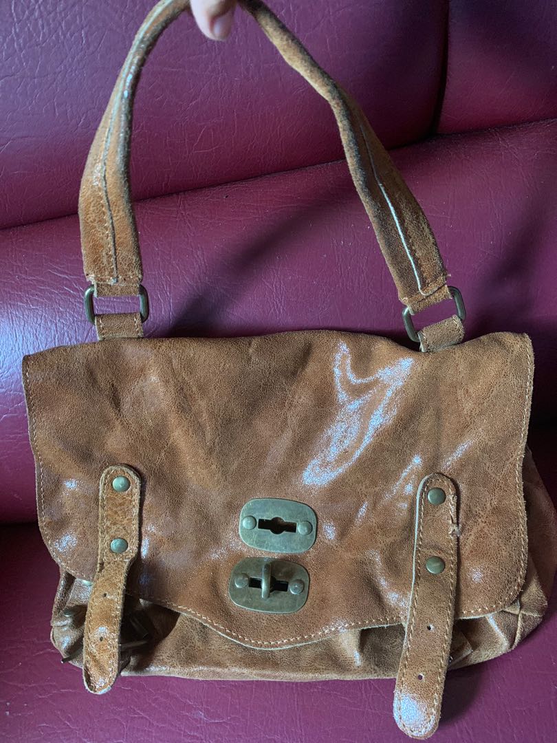 Charis Milano Made in Italy Leather bag, Women's Fashion, Bags ...