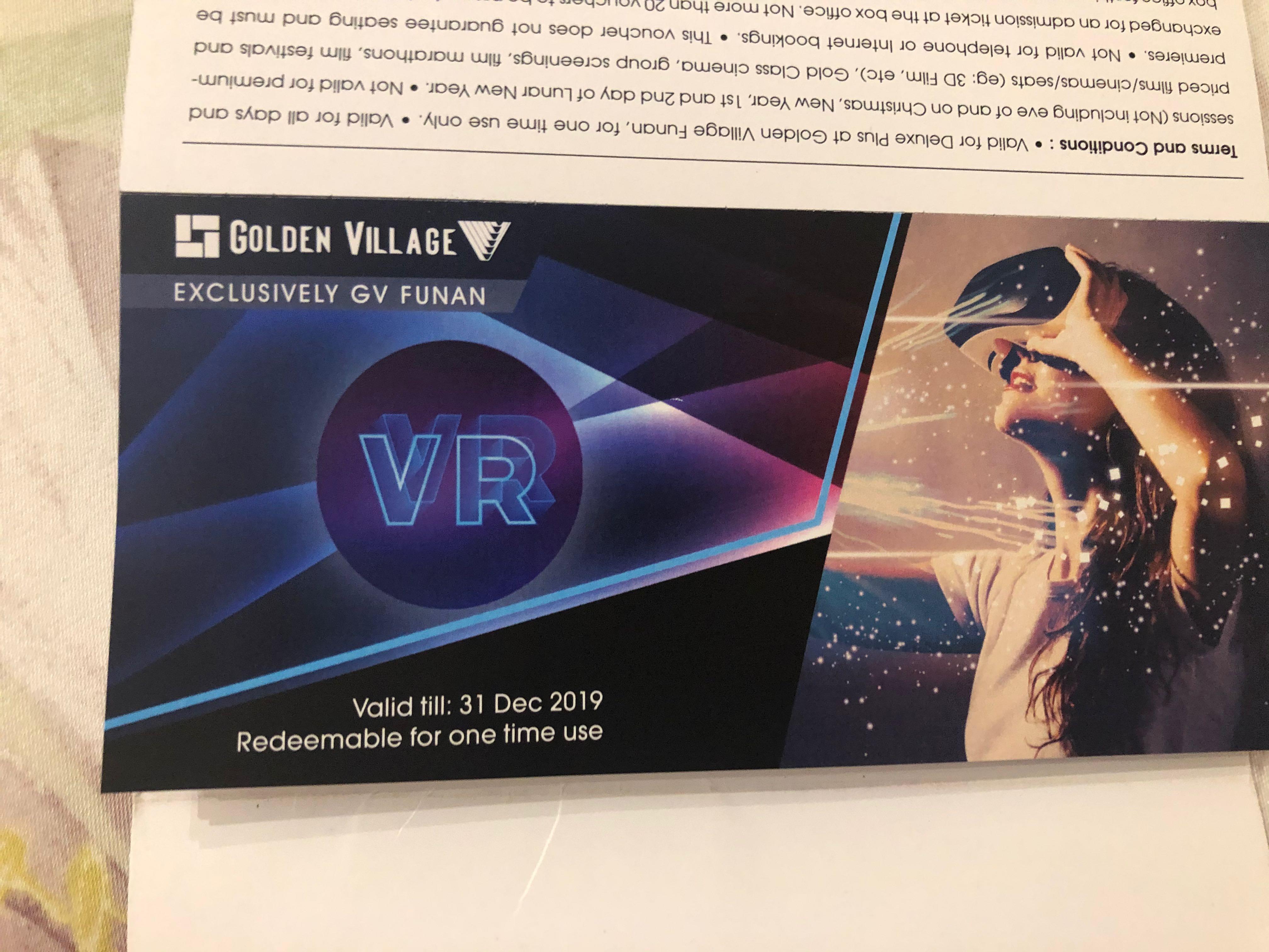 GV Funan Voucher Pack, Tickets & Vouchers, Vouchers on Carousell