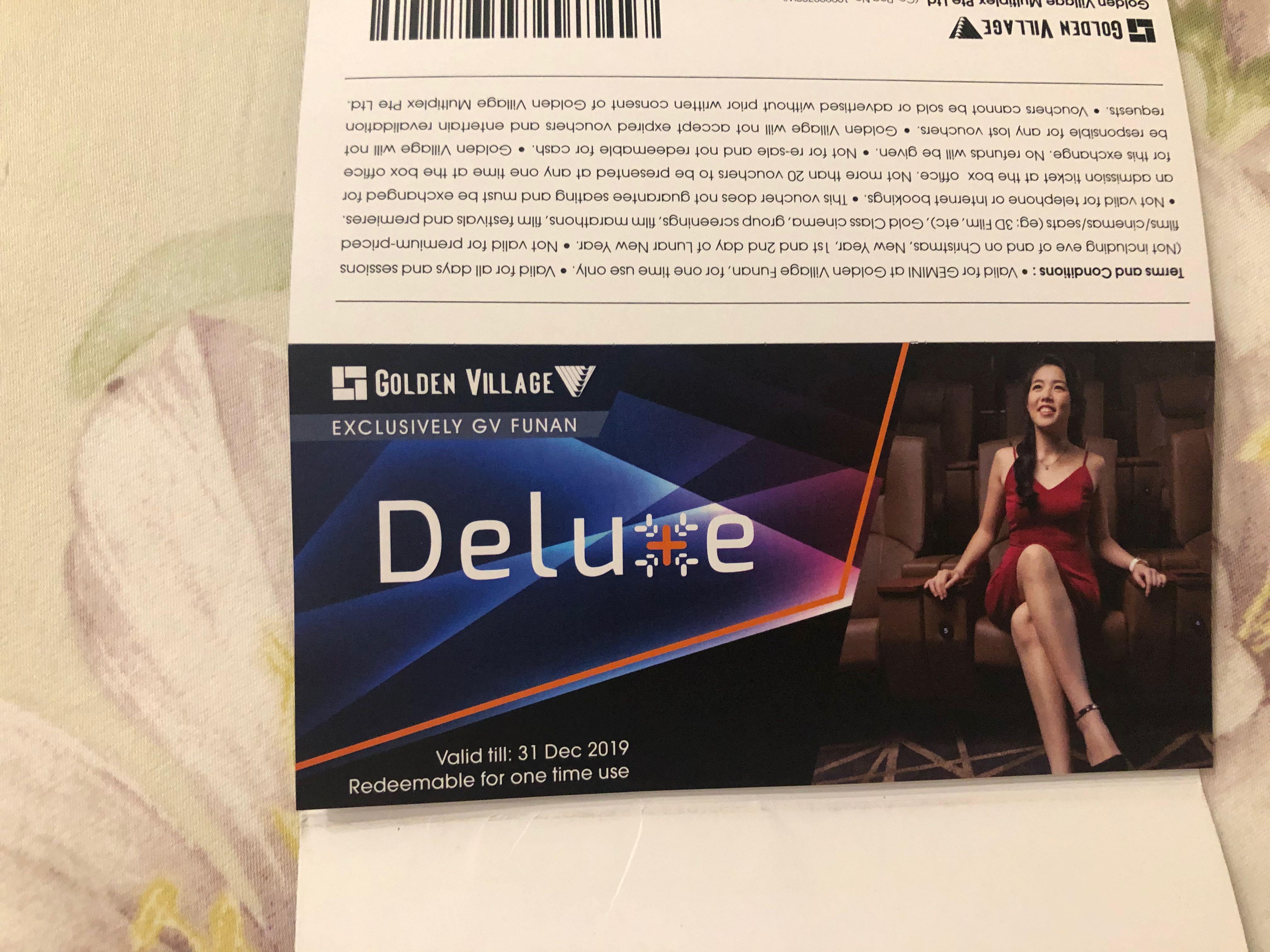 GV Funan Voucher Pack, Tickets & Vouchers, Vouchers on Carousell