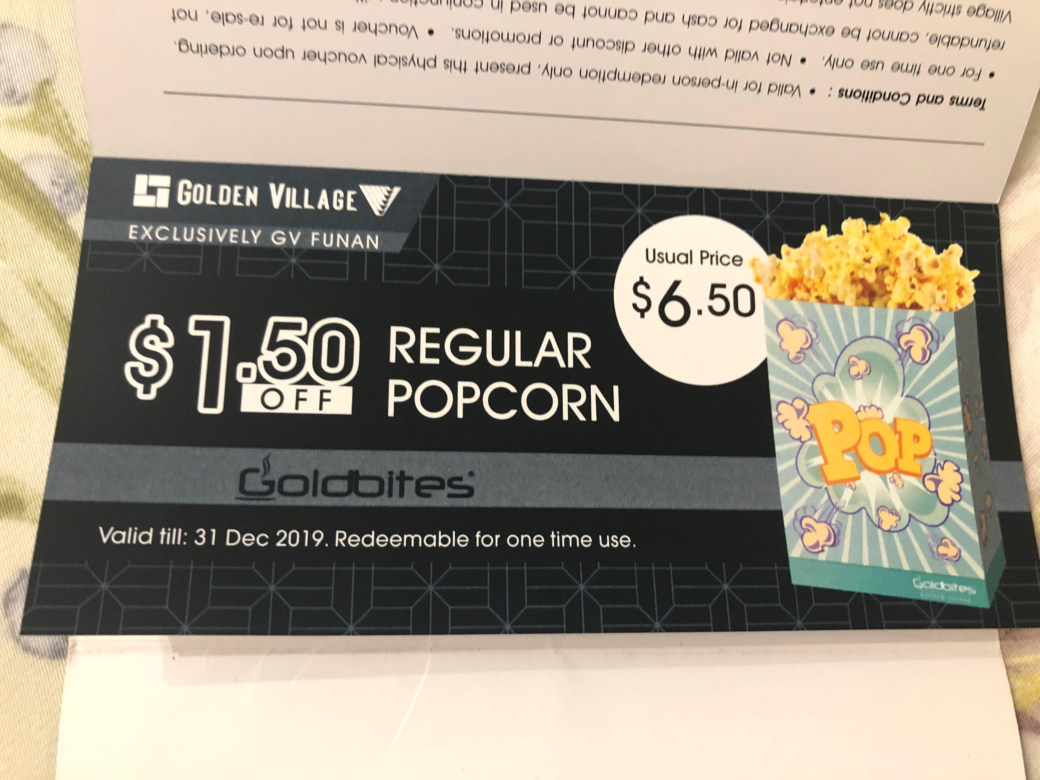 GV Funan Voucher Pack, Tickets & Vouchers, Vouchers on Carousell