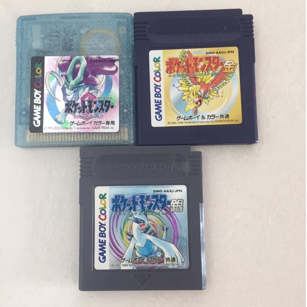 *JAPANESE* POKEMON GAMEBOY COLOR GAMES [SET OF 3], Hobbies & Toys, Toys ...