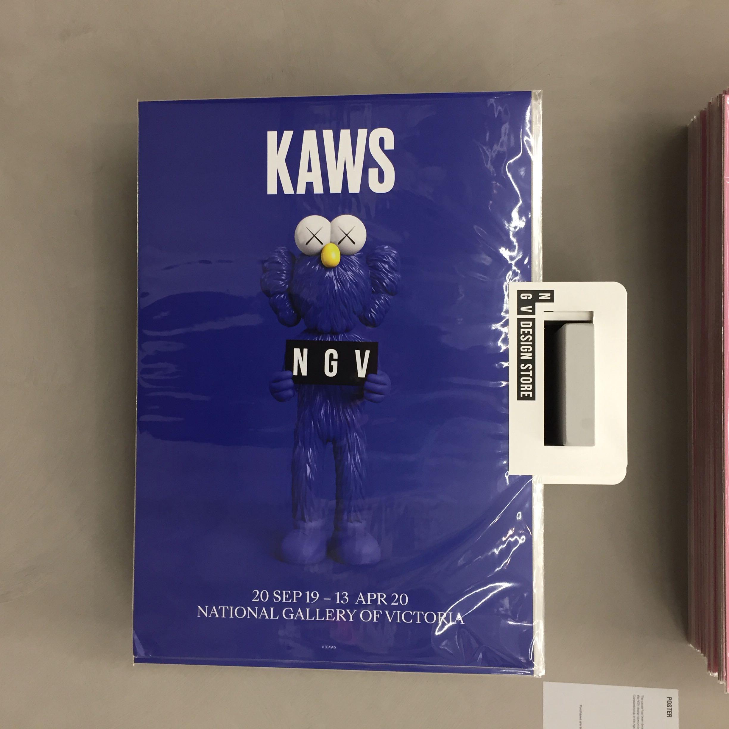 KAWS x National Gallery of Victoria NGV - Gone exhibition limited ...