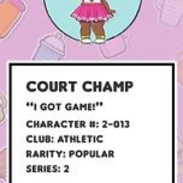 LOL Surprise Doll Series 2 Wave 2 - Court Champ, Hobbies & Toys, Toys ...
