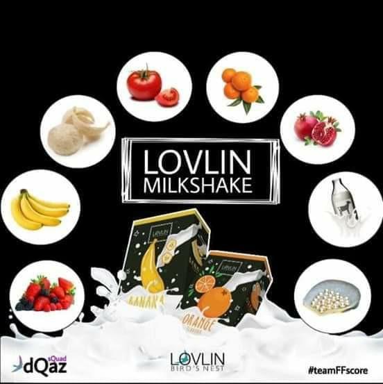 LOVLIN MILKSHAKE / SUSU PISANG / SUSU OREN / BIRDS NEST / BANANA MILKSHAKE / ORANGE MILKSHAKE ...