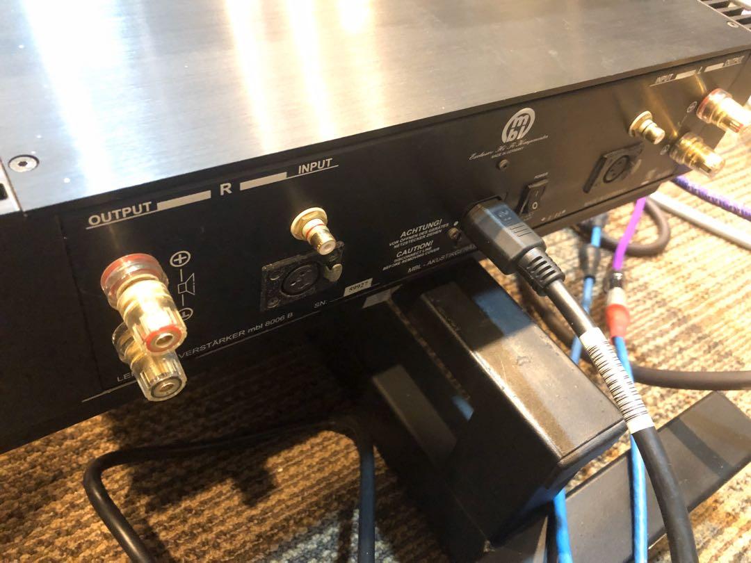 MBL 8006B power amp, Audio, Other Audio Equipment on Carousell