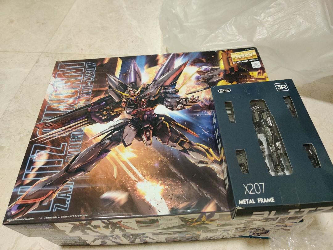 MG Blitz Gundam + 3R Metal Frame, Hobbies & Toys, Toys & Games on Carousell