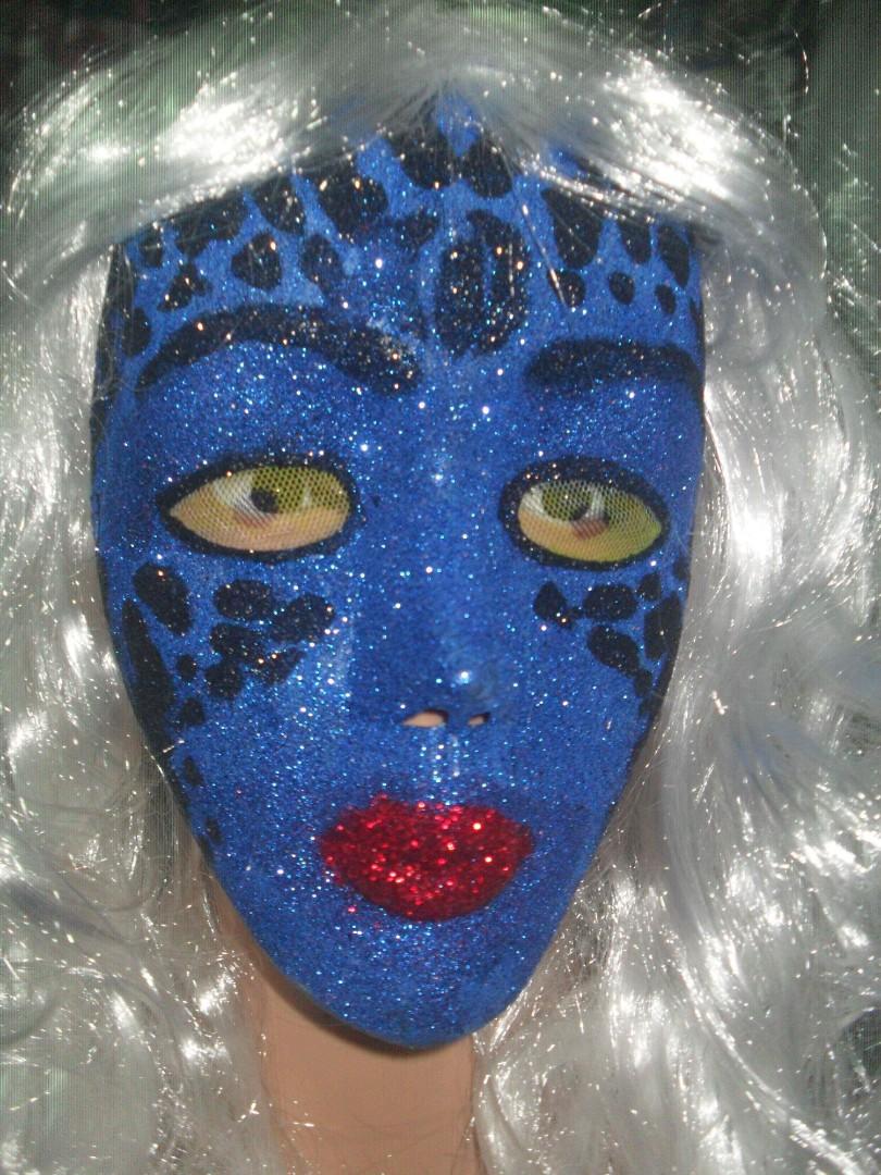 Mystique costume X-Men mask and wig, Women's Fashion, Watches ...
