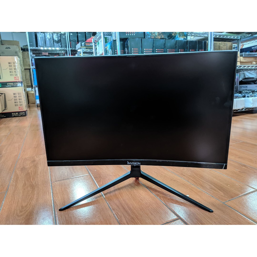NVISION 24" GT24R18 V2 Frameless Curve 144hz LED Gaming Monitor, Computers & Tech, Parts ...