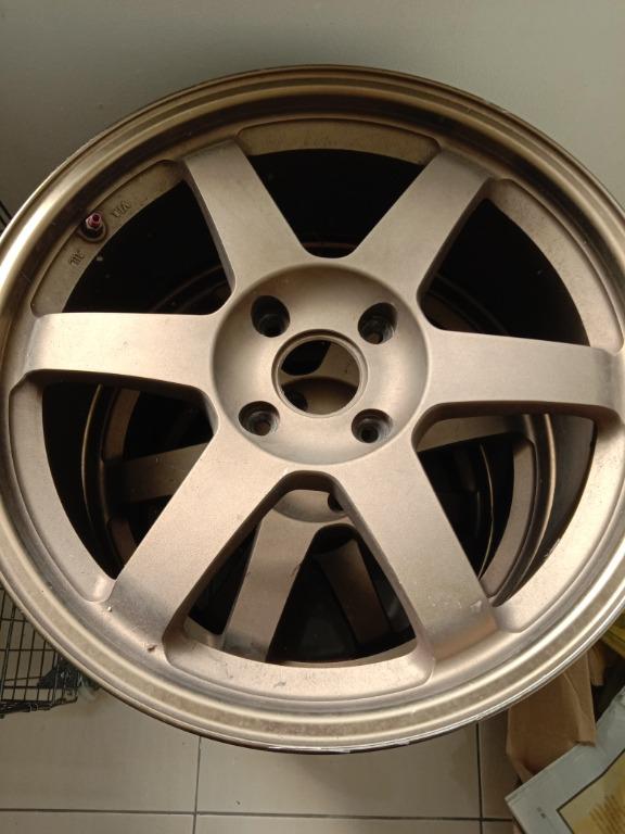 ORI Rays Eng 18" 4x114.3 TE37 Offset +40, Auto Accessories on Carousell