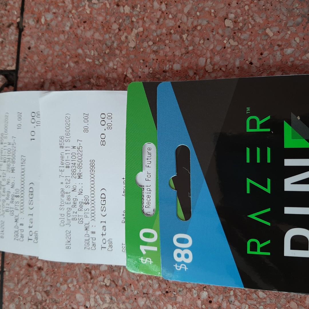 Razer gold reload card, Mobile Phones & Gadgets, Mobile & Gadget ...