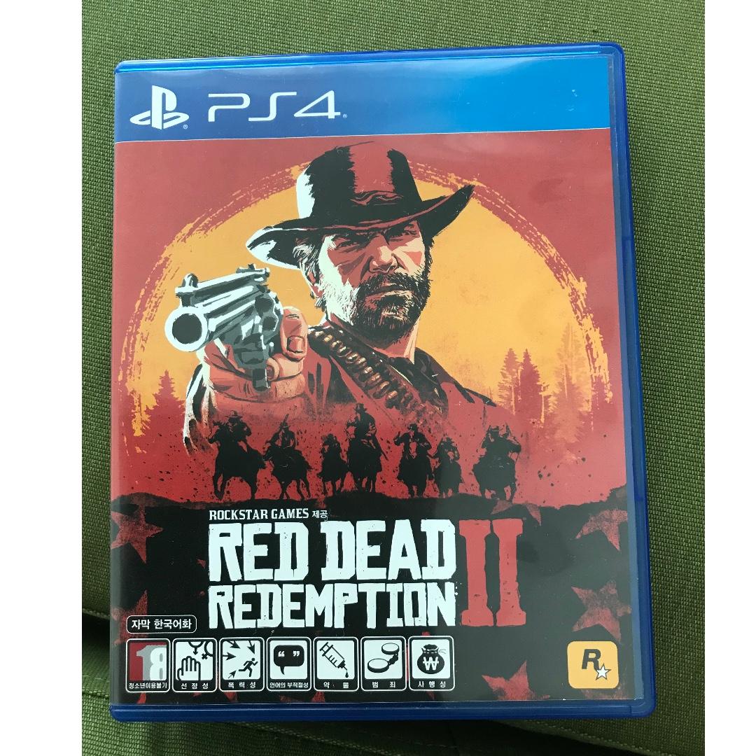 Red Dead Redemption 2 II PS4 Korean English, Video Gaming, Video Games ...