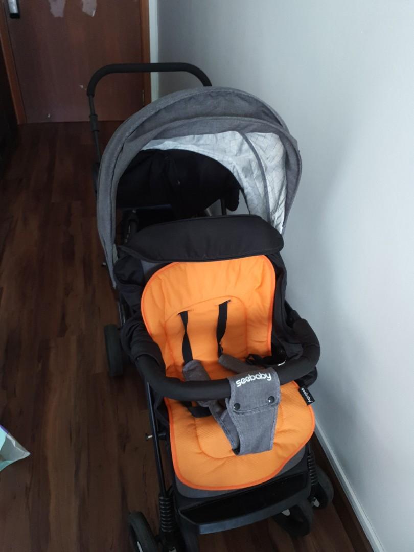Seebaby tandem stroller, Babies & Kids, Going Out, Strollers on Carousell