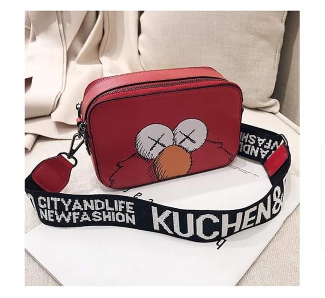sesame street/kaws crossbody bag, Luxury, Bags & Wallets, Handbags on ...