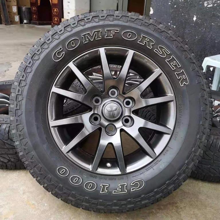 SPORT RIM TRITON ORI 17" TYRE 80% PAJERO STAREX, Auto Accessories on ...