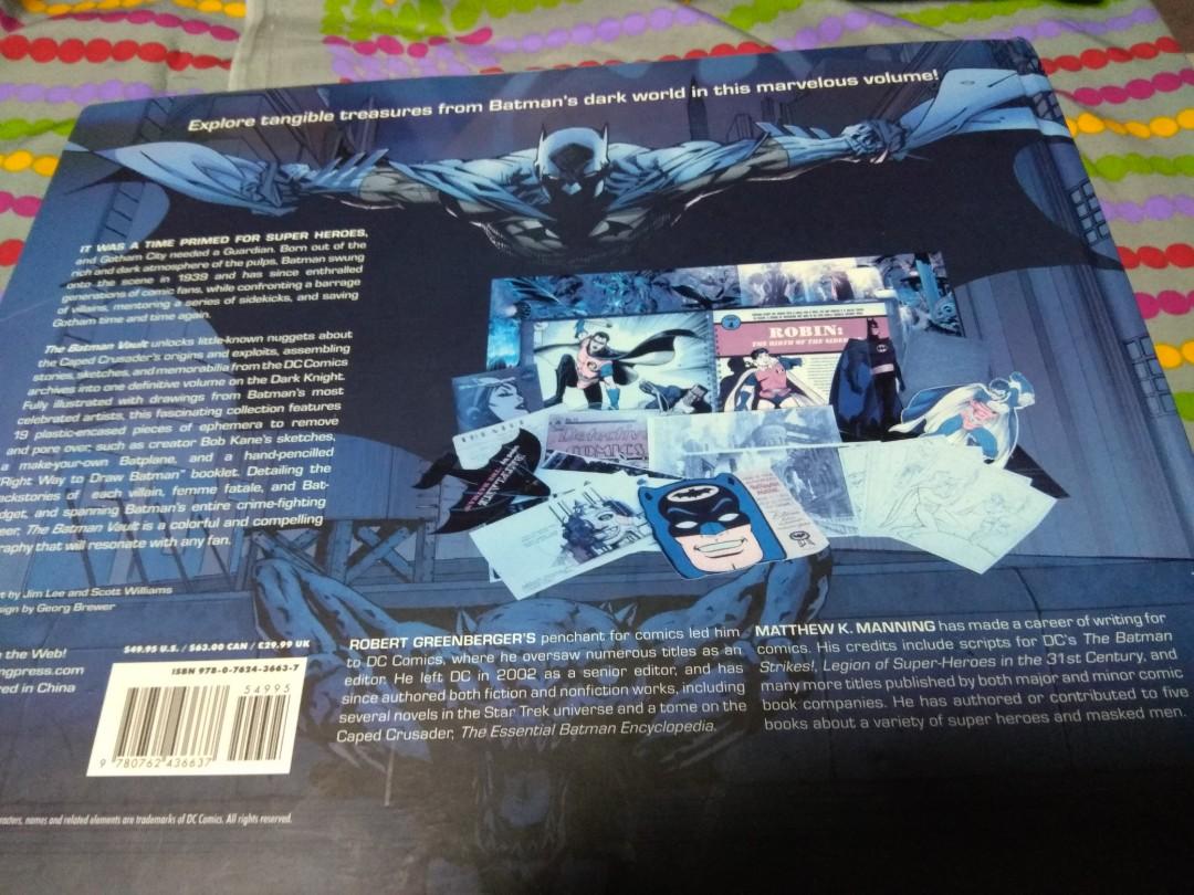 THE BATMAN VAULT Book, Hobbies & Toys, Books & Magazines, Comics ...
