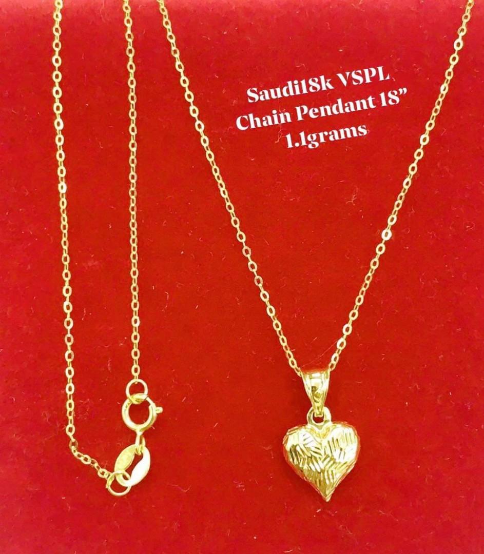 18k saudi gold necklace, Women's Fashion, Jewelry & Organizers ...