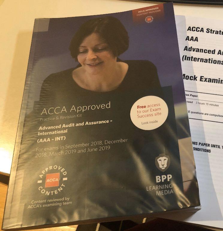 ACCA SBL,SBR,AAA Kit/Text#BPP #kaplan 2020/21, Hobbies & Toys, Books ...
