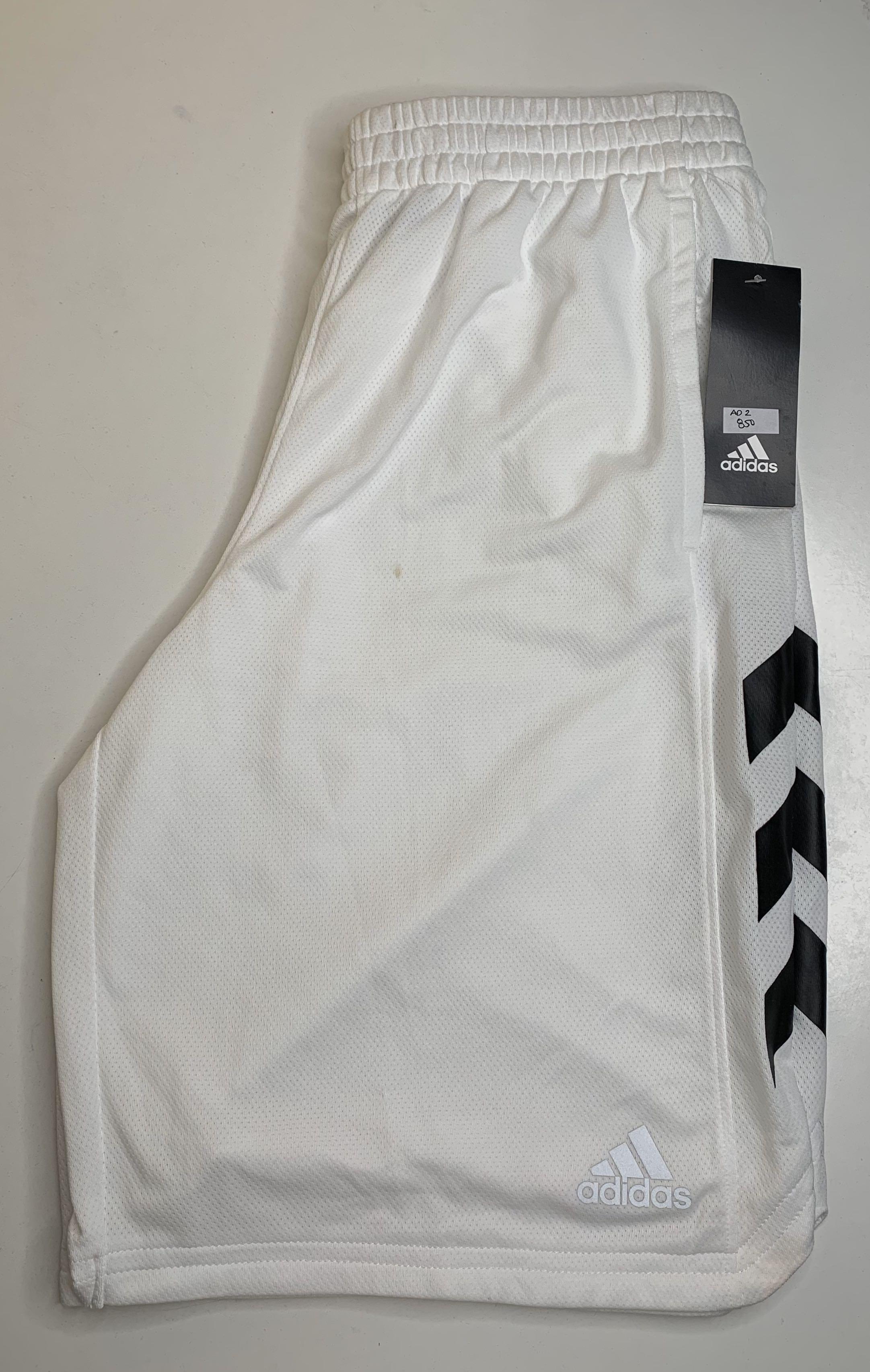 Adidas White Shorts, Men's Fashion, Activewear on Carousell