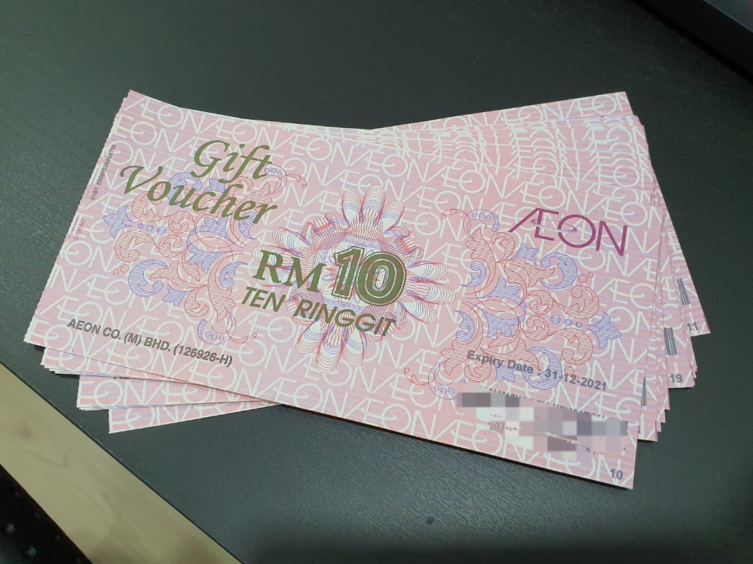 Aeon voucher, Tickets & Vouchers, Vouchers on Carousell