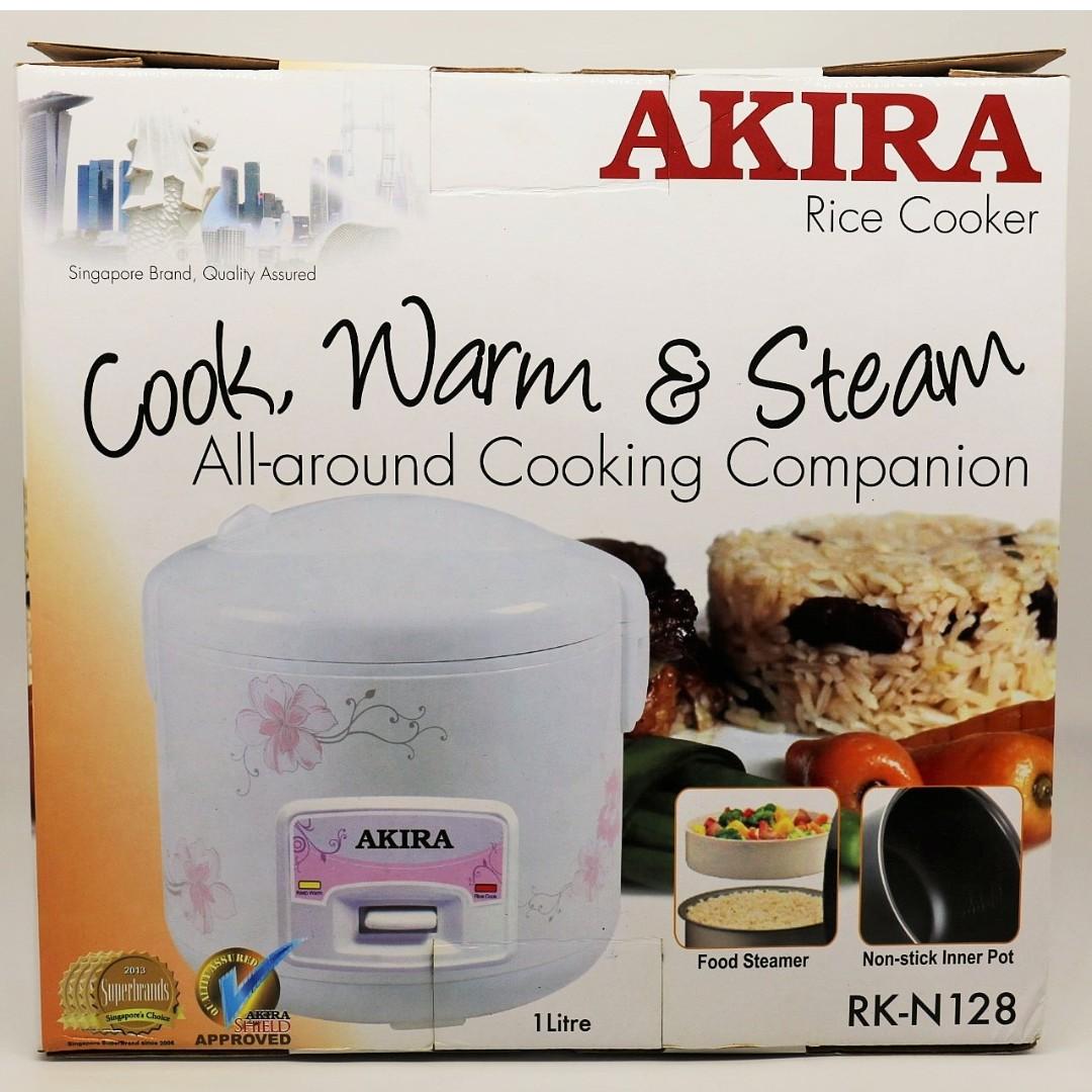 AKIRA RICE COOKER - 3 in One / Cook Warm Steam / 1 Litre / Brand New ...