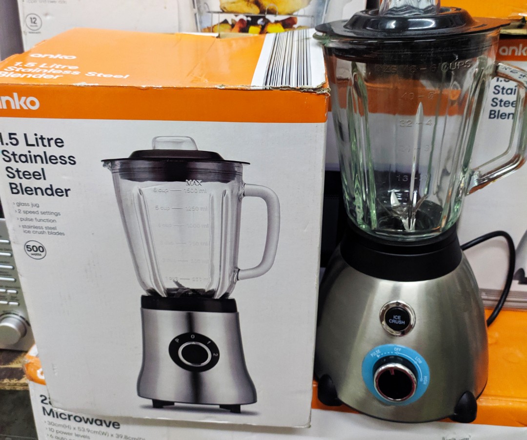 Anko Australia 1.5ltre stainless steel blender, TV & Home Appliances ...