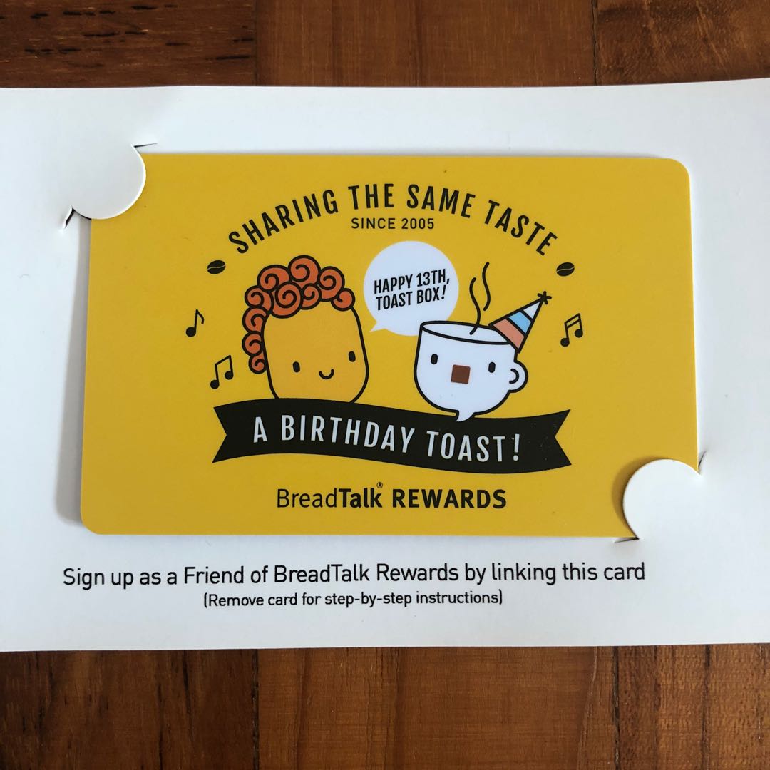 $50 BreadTalk Rewards gift card, Tickets & Vouchers, Vouchers on Carousell
