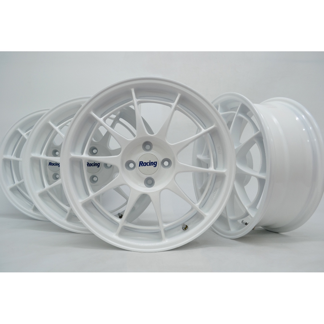 C8799 ENKEI NT03 SPIDER 17"X7J +33 4X100 JAPAN USED RIMS, Car ...