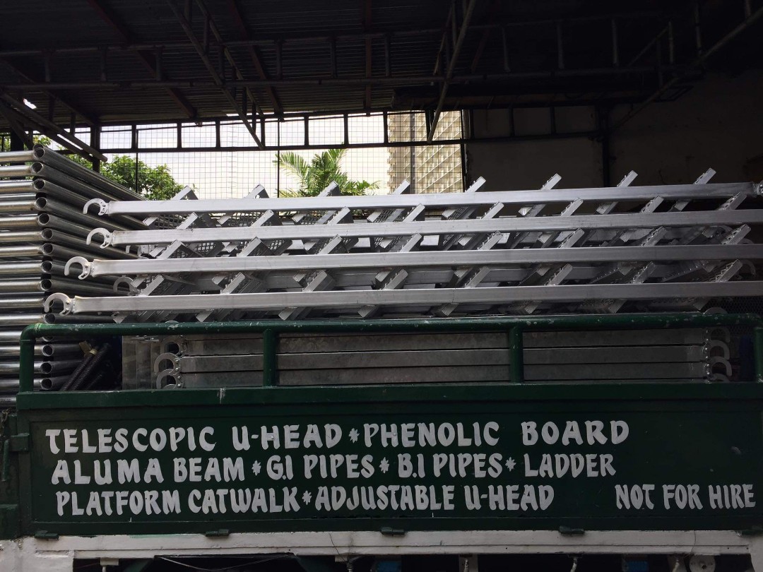 Catwalk Planks Scaffolding Swivel Clamp Double Pipe Caster Wheel U head ...